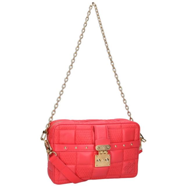 ルイヴィトン サイズ:PM  M59118 ダミエ・ジャイアントトロカ PM ダミエチェーン2WAYショルダーバッグ 中古 SB01