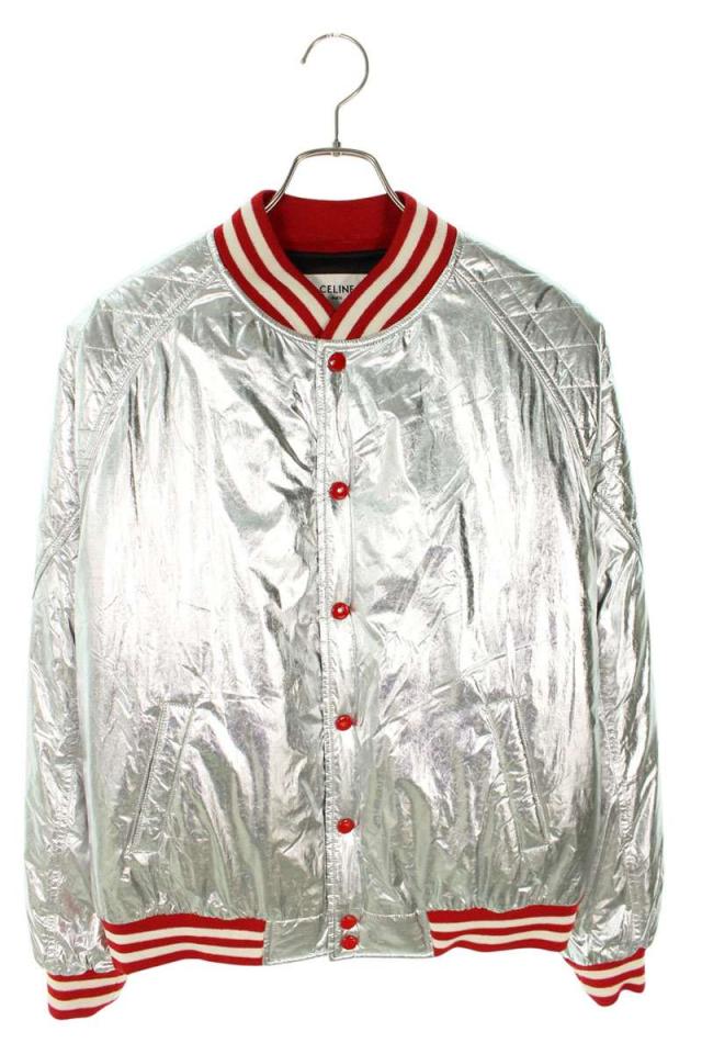 セリーヌバイエディスリマン サイズ:48  2W559819L キルティングヨークテディブルゾン 中古 SB01