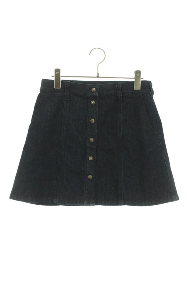 クロムハーツ サイズ:M クロスボールボタンデニムスカート 中古 GZ11