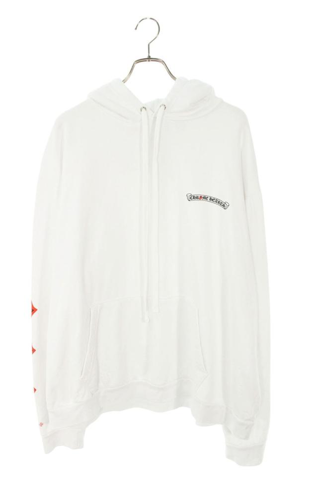 クロムハーツ サイズ:XL  SWTSHRT PLVR LTD ラスベガス限定リップアンドタンプルオーバーパーカー 中古 OS06