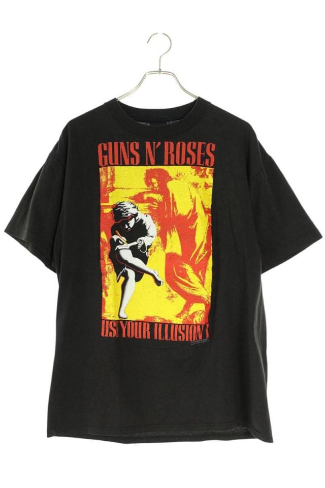 ヴィンテージ サイズ:L  GUNS N' ROSES ガンズ・アンド・ローゼズ USE YOUR ILLUSION TOURTシャツ 中古 BS55