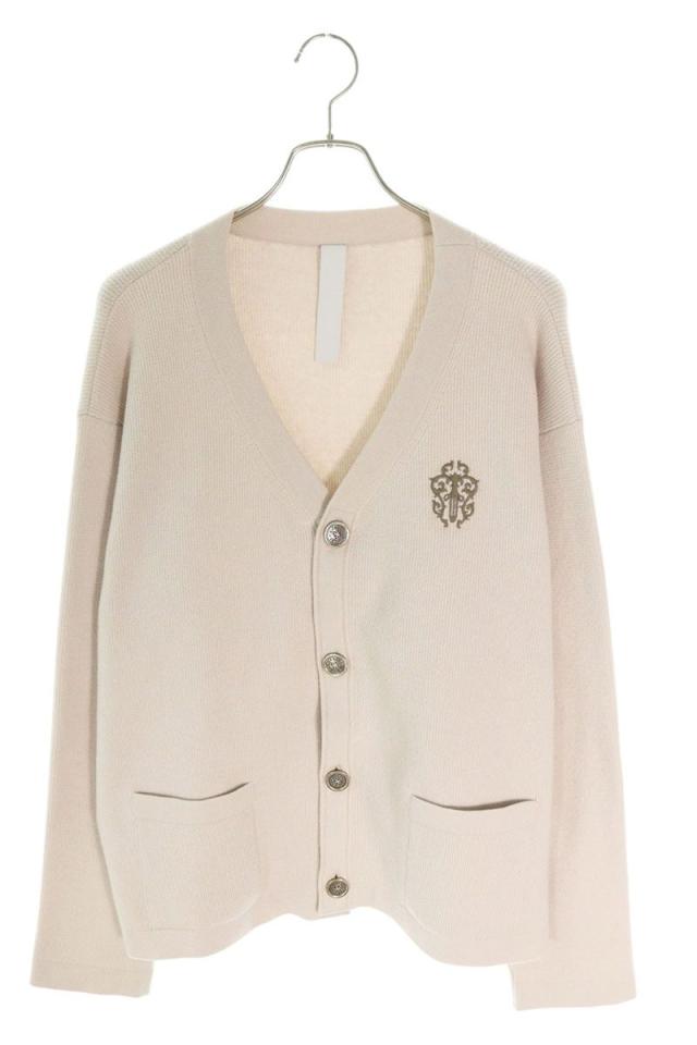 クロムハーツ サイズ:XL  REGULATOR 胸ヴァインダガー刺繍カシミアニットカーディガン 中古 OS06