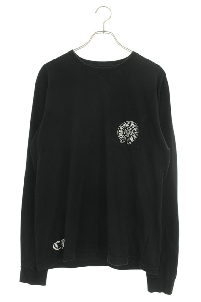クロムハーツ サイズ:L  CH L S LTD 杭州限定バックホースシュープリント長袖カットソー 中古 SS07
