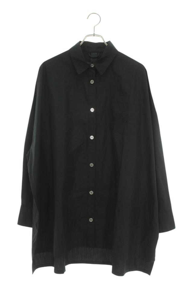 クロムハーツ サイズ:L  MAHAL KITA マハルキタ 新型ホースシューボタンオーバーサイズ長袖シャツ 中古 SS07