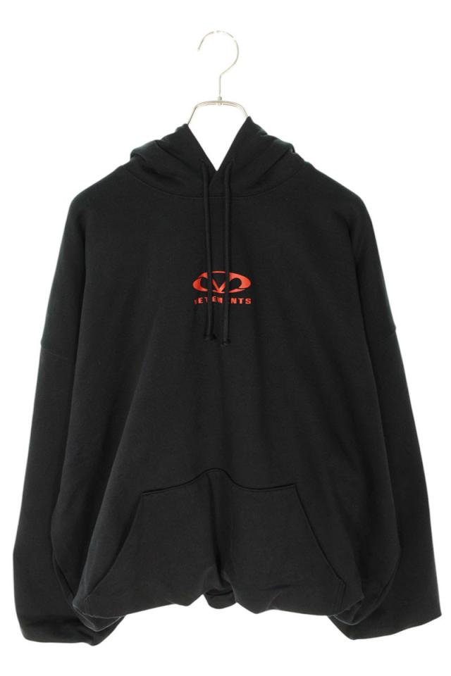 ヴェトモン サイズ:XS  UA66HD600BR オーバルロゴクロップドパーカー 新古品 SB01