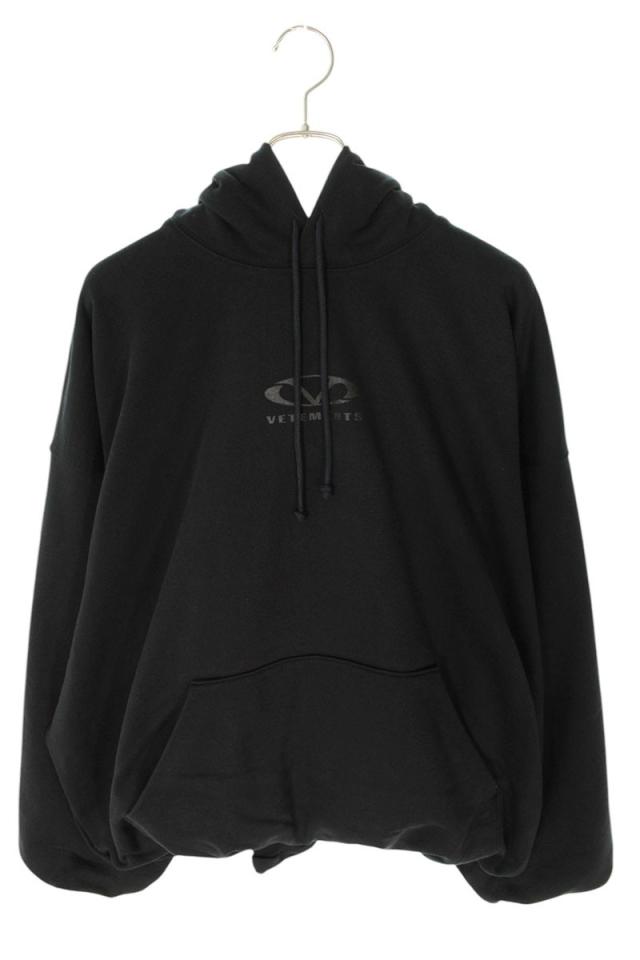 ヴェトモン サイズ:XS  UA66HD600BB オーバルロゴクロップドパーカー 新古品 SB01