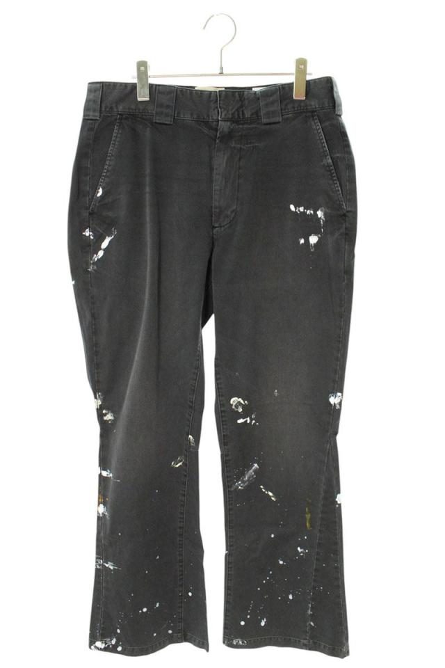 ギャラリーデプト サイズ:32  CF40014F ペンキフレアチノロングパンツ 新古品 BS55