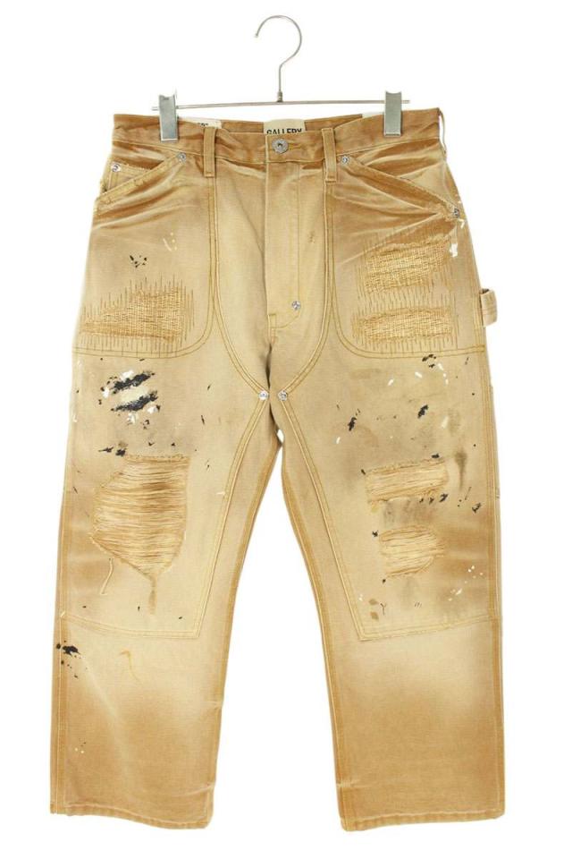 ギャラリーデプト サイズ:28  BCP40028 BRABKOCARPENTERクラッシュリペアデニムパンツ 新古品 SB01