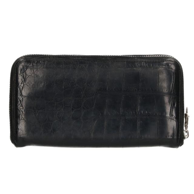 クロムハーツ   REC F ZIP ALLIGATOR アリゲーター ラウンドジップアリゲーターレザー財布 中古 SJ02