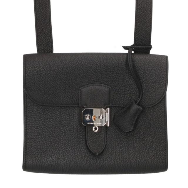 エルメス   サックアデペッシュ21 B刻印 SV金具トゴレザーショルダーバッグ 中古 GZ14