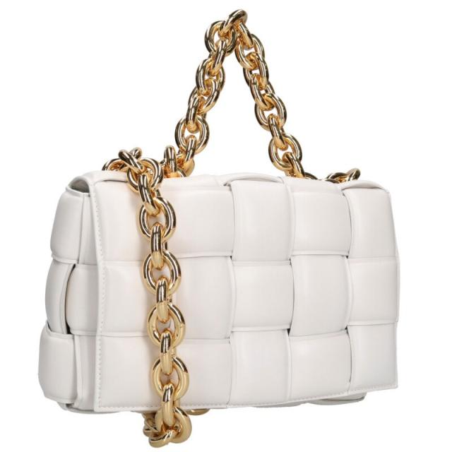 ボッテガヴェネタ   CASSETTE カセット チェーンカセットレザーショルダーバッグ 中古 SB01