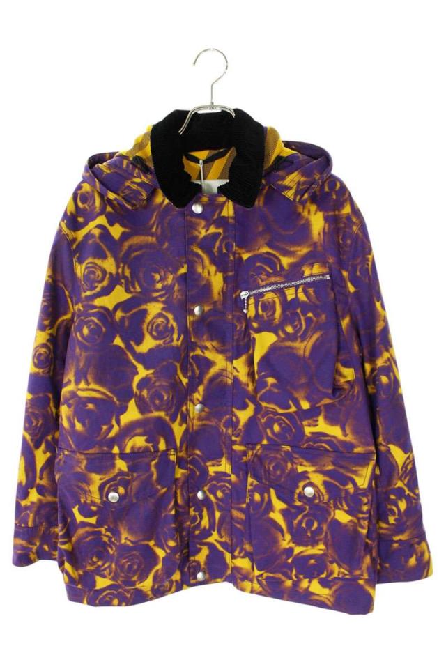 バーバリー サイズ:40  8077279 ローズプリントフーデッドブルゾン 中古 BS55