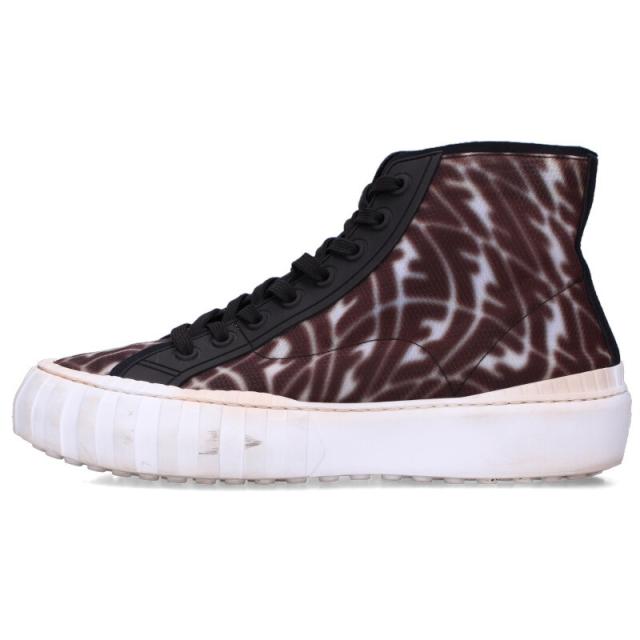 フェンディ サイズ:9 ズッカ柄メッシュハイカットスニーカー 中古 BS99