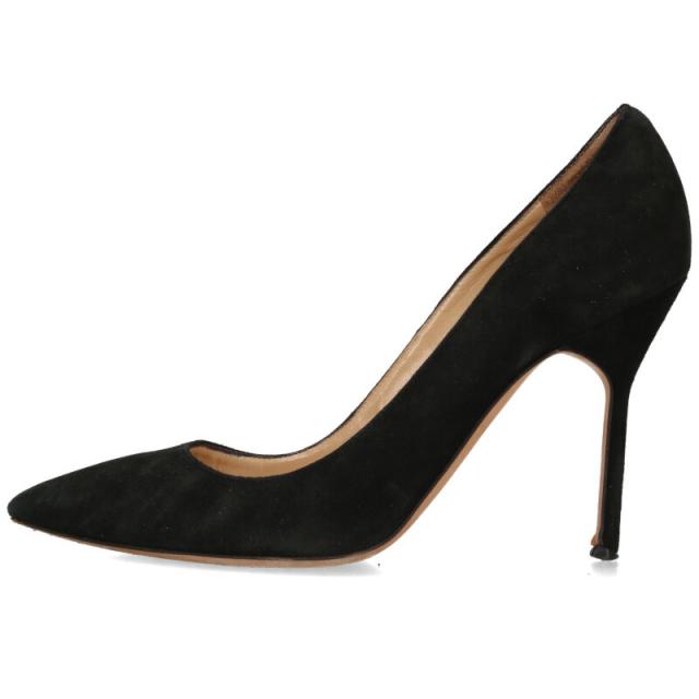 マノロブラニク サイズ:37.5 スエードヒールパンプス 中古 BS99
