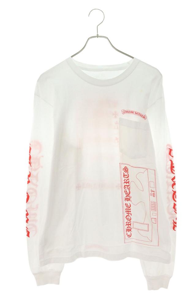 クロムハーツ サイズ:L  CH L S LTD 青山限定長袖カットソー 中古 SJ02