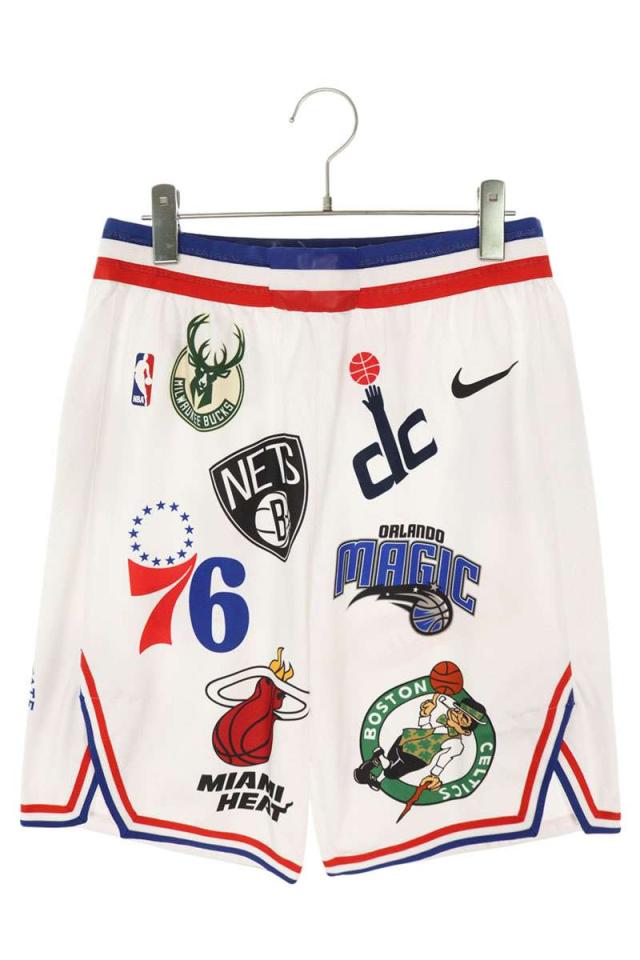シュプリーム  ナイキ サイズ:M  18SS  NBA Teams Authentic Short 総ロゴゲームショートパンツ 中古 BS99