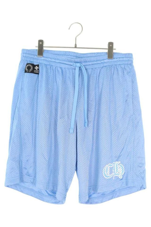 クロムハーツ サイズ:XXL  MESH VARSITY SHORTS CHプリントメッシュハーフパンツ 中古 SJ02