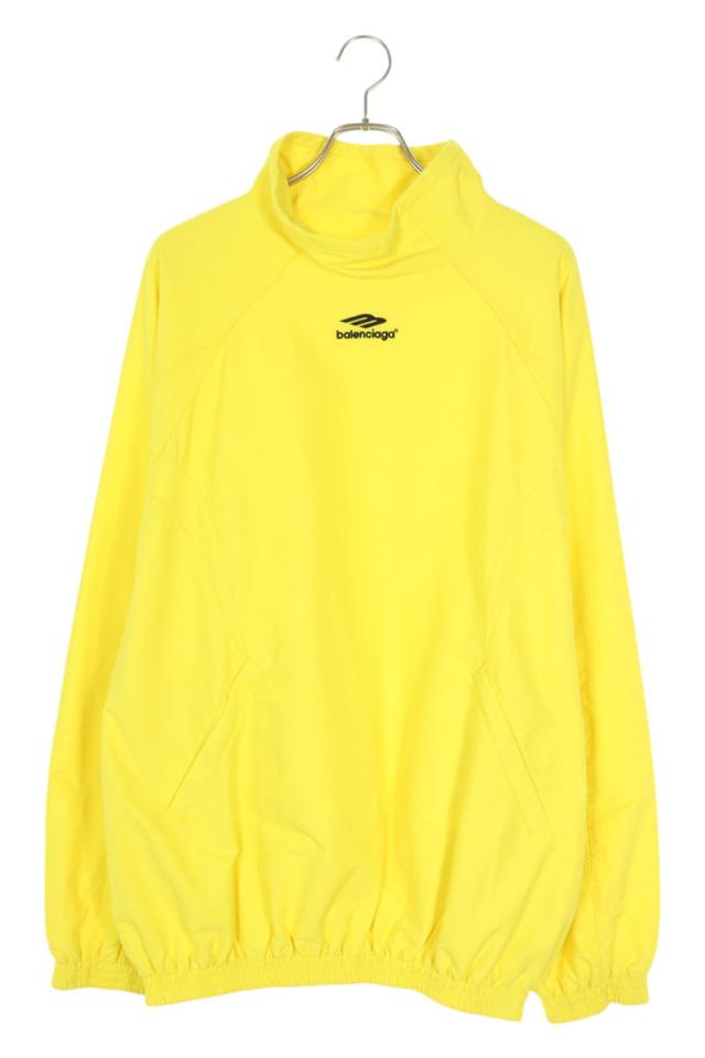 バレンシアガ サイズ:3  720153 TKO48 3Bスポーツアイコンロゴ プルオーバートラックスーツブルゾン 中古 SB01