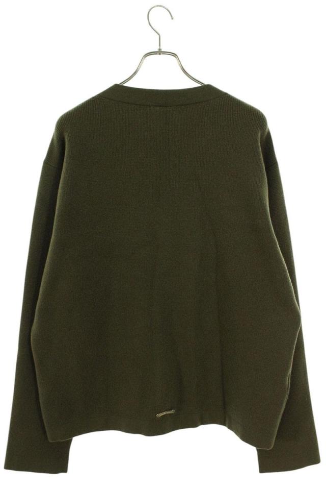 クロムハーツ サイズ:L  REGULATOR ダガー刺繍カシミヤニット 中古 SJ02 クロムハーツ サイズ:L REGULATOR 胸ヴァインダガー刺繍カシミアニット