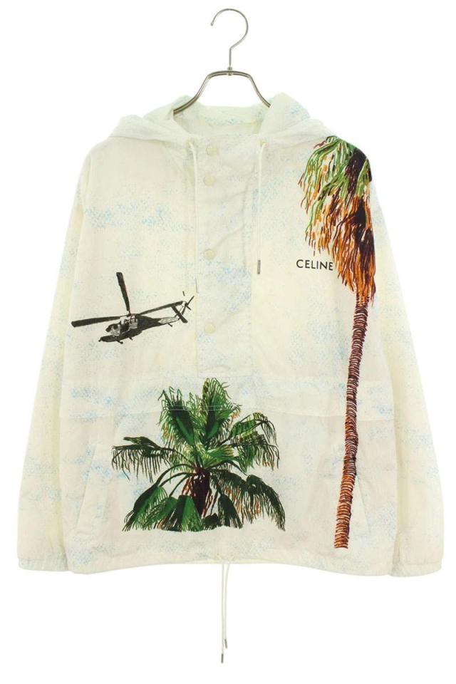 セリーヌバイエディスリマン サイズ:46  2W828397U ウィンドプルーフナイロンアノラックブルゾン 中古 SB01