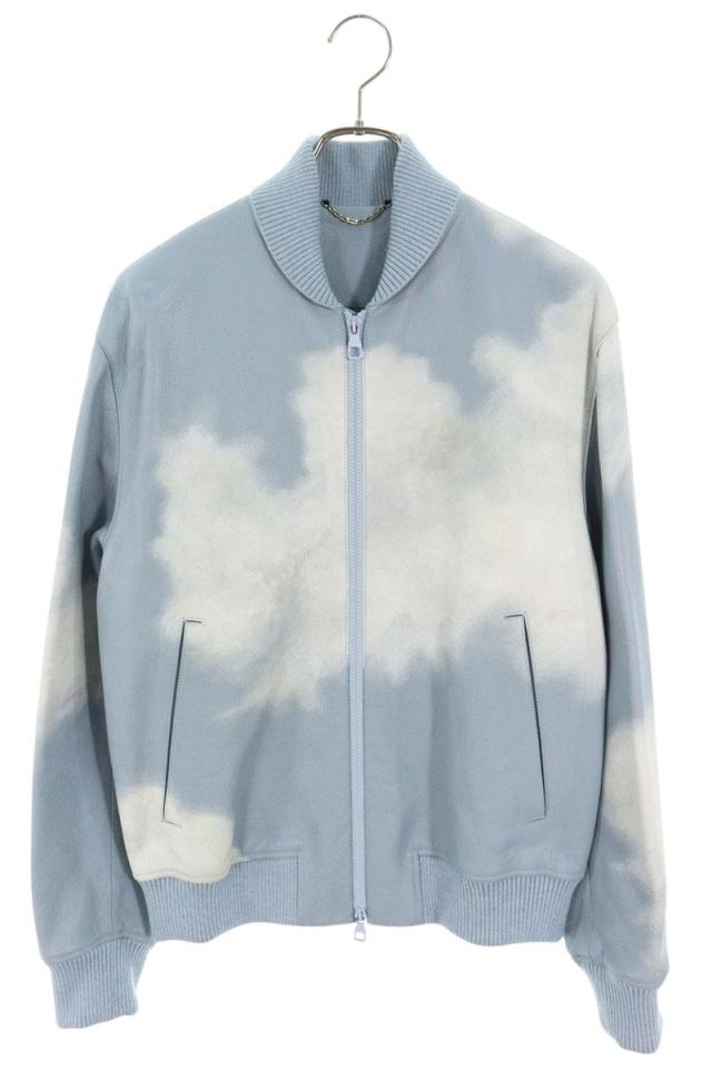 ルイヴィトン サイズ:48  HJL98EYOK クラウドレザーボンバーブルゾン 中古 SB01