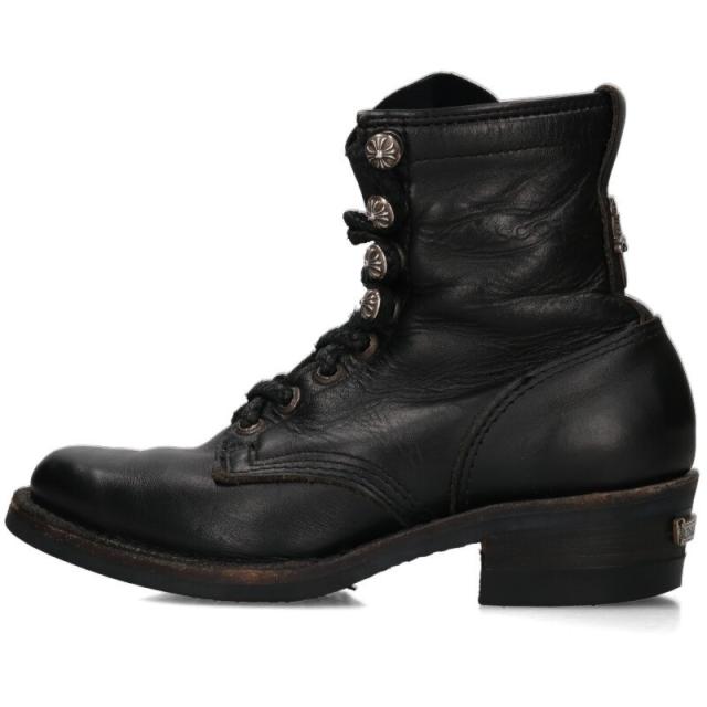 クロムハーツ サイズ:7.5E  JOBMASTER ジョブマスター レザーブレードレースアップレザーブーツ 中古 OK15