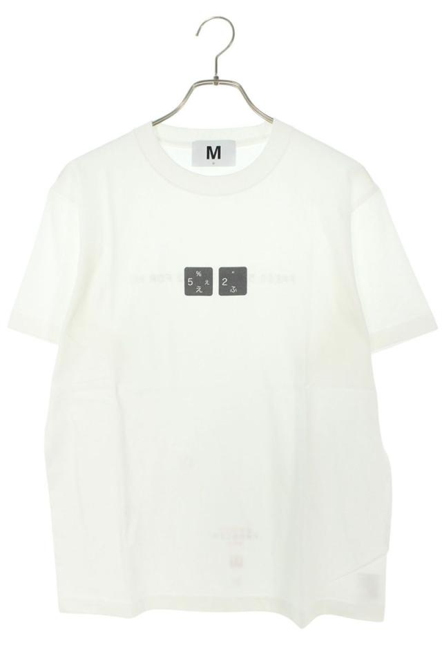 シークエル  フラグメントデザイン サイズ:M  24SS  WE-24SS-3BPST-02 WEEKEND バック英字プリントTシャツ 中古 BS99