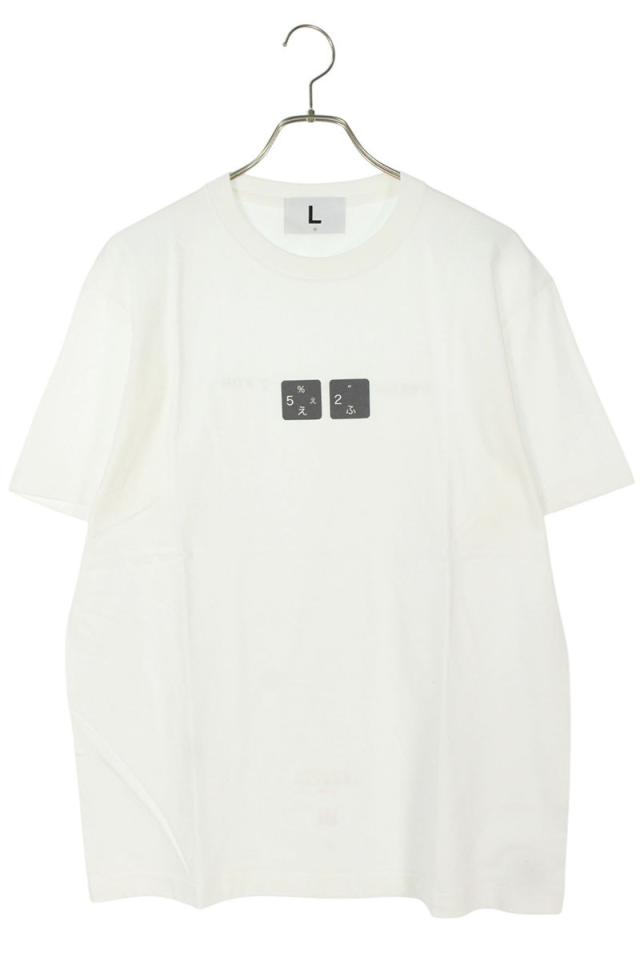 シークエル  フラグメントデザイン サイズ:L  24SS  WE-24SS-3BPST-02 WEEKEND バック英字プリントTシャツ 中古 BS99