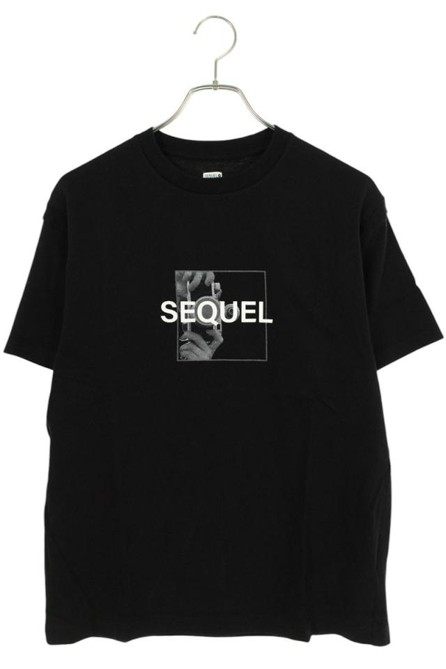 シークエル サイズ:S 23AW SQ-23AW-ST-09 ロゴプリントTシャツ 中古