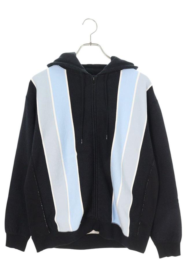 シークエル サイズ:S  22AW  SQ-22AW-HD-04 カラー切替ジップパーカー 中古 BS99