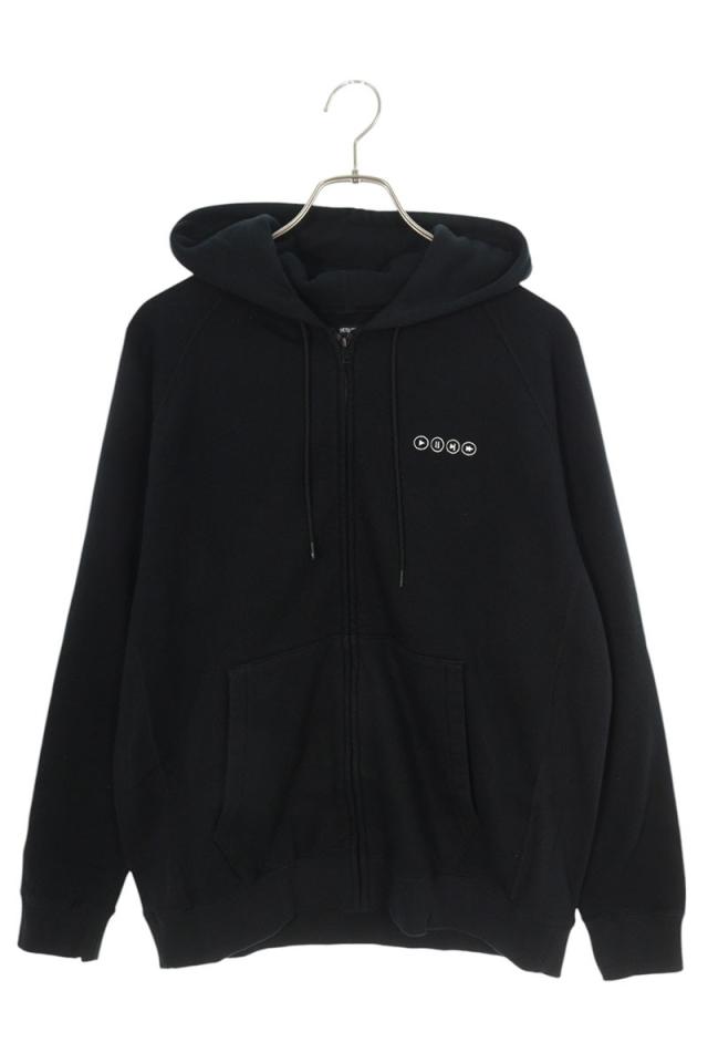 シークエル サイズ:S  22SS  SQ-22SS-HD-01 バックプリントジップパーカー 中古 BS99