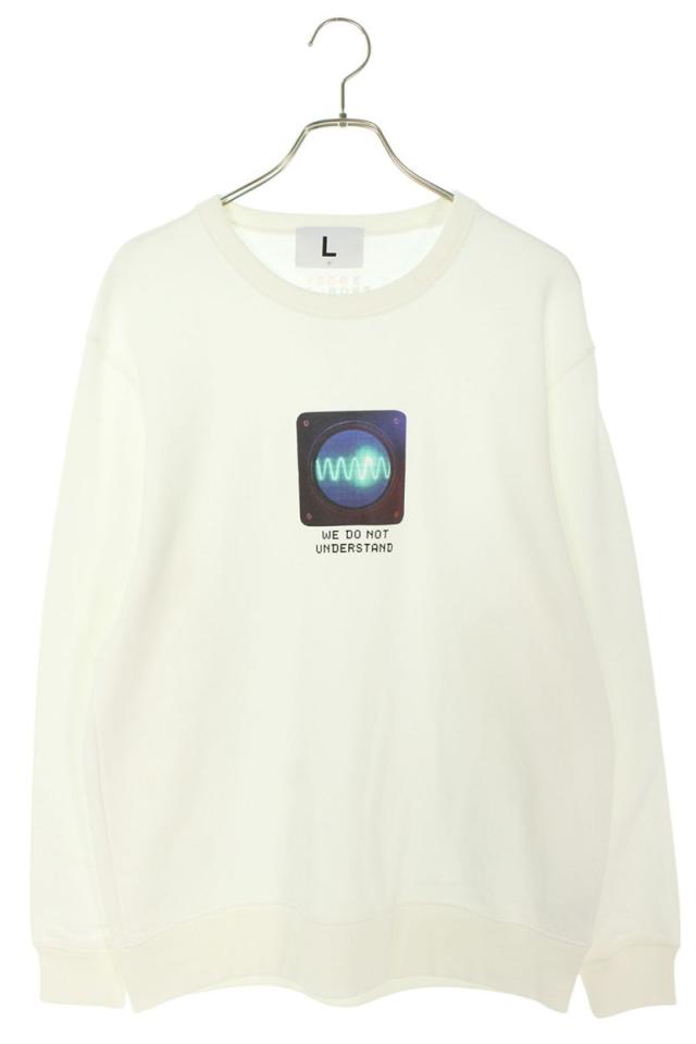 シークエル サイズ:L  24SS  WE-24SS-3BPCN-03 WEEKEND ロゴプリントスウェット 中古 BS99