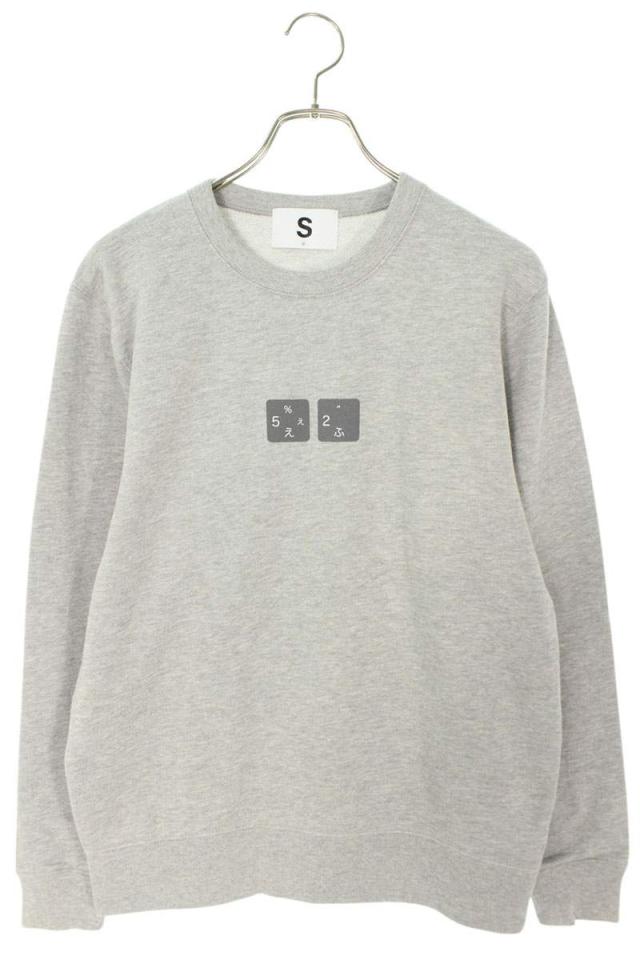 シークエル サイズ:S  24SS  WE-24SS-3BPCN-01 WEEKENDロゴプリントスウェット 中古 BS99