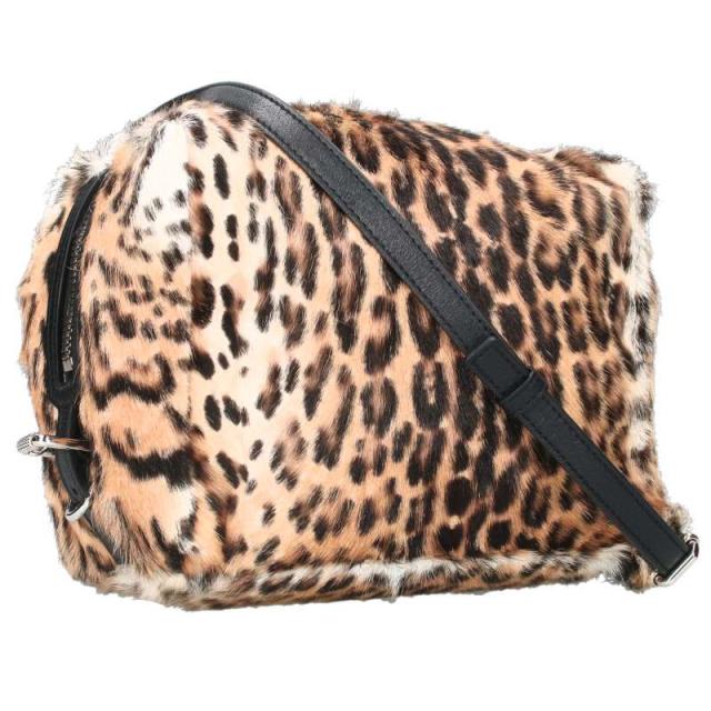 ジバンシィ   パンドラ スモール ハラコレオパードショルダーバッグ 中古 BS99