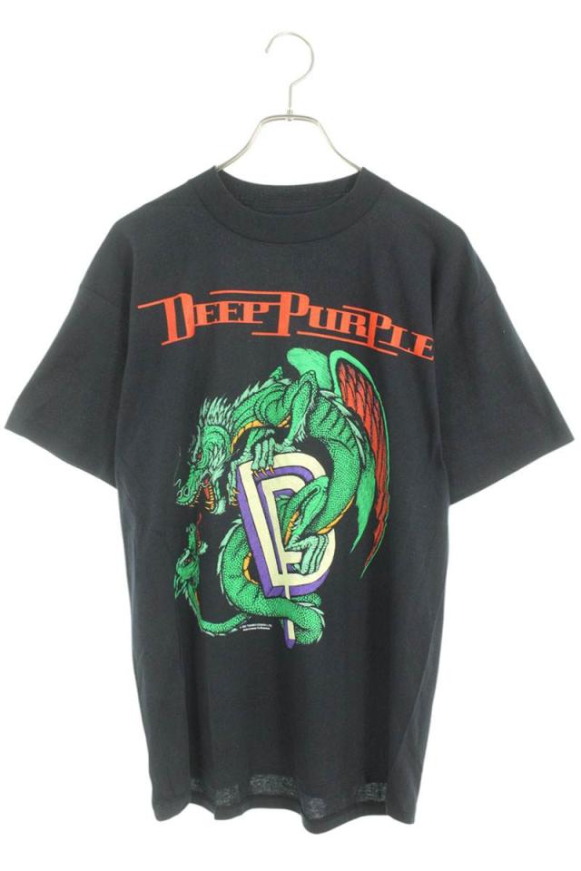 ヴィンテージ サイズ:L  90s  DEEP PURPLE ディープパープル The Battle Rages On...Tシャツ 中古 BS55