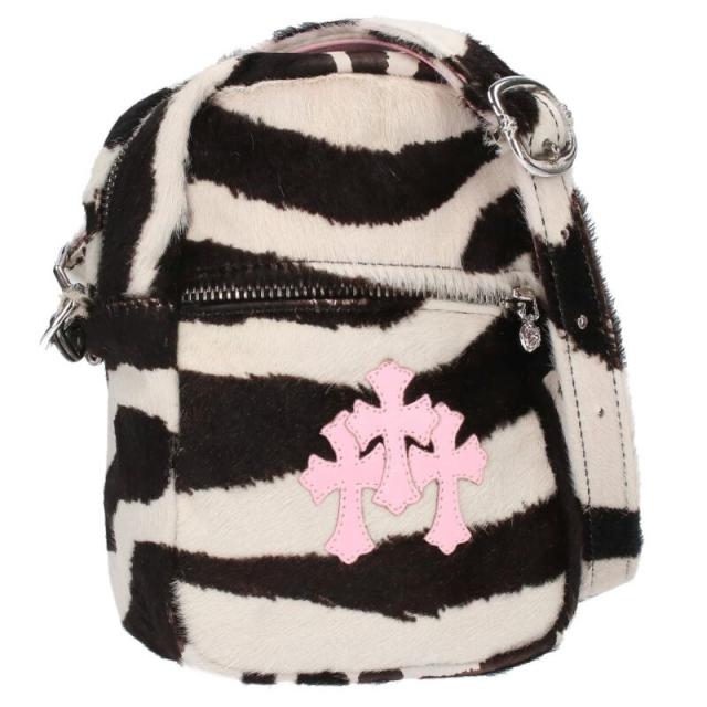 クロムハーツ   TAKA MINI LTHR タカミニ クロスパッチハラコレザーショルダーバッグ 中古 SJ02