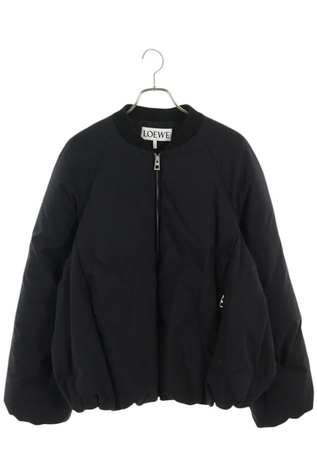 ロエベ サイズ:46  H526Y02W56 バックロゴレザーパッチ付き中綿ボンバーブルゾン 中古 SB01