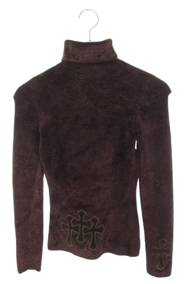 クロムハーツ サイズ:M クロスパッチタートルネックニット 中古 SS07