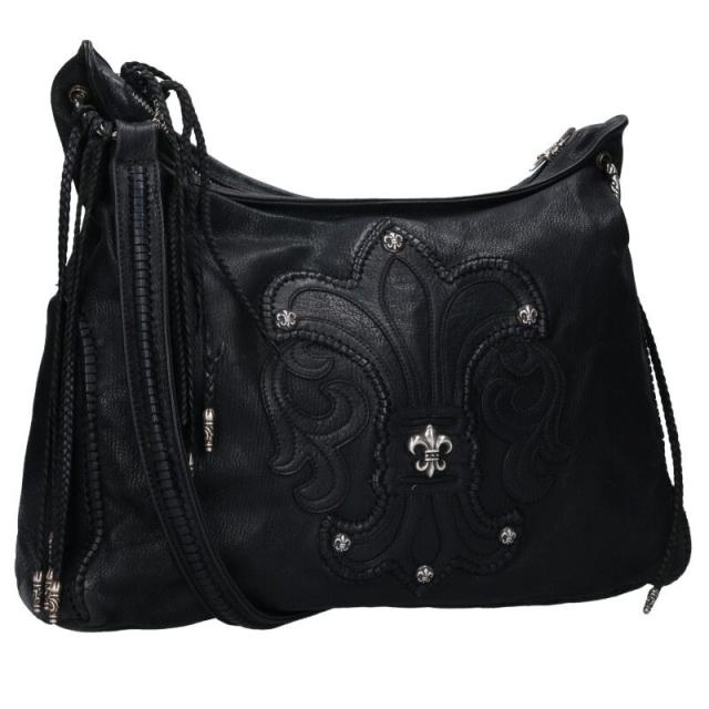 クロムハーツ   BOLO BSフレア装飾フリンジレザーショルダーバッグ 中古 SJ02