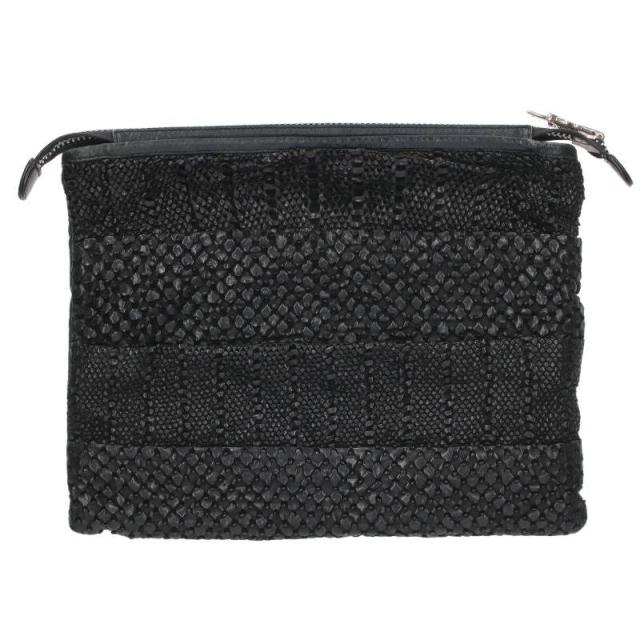 クロムハーツ  レザークラッチバッグ 中古 GZ11