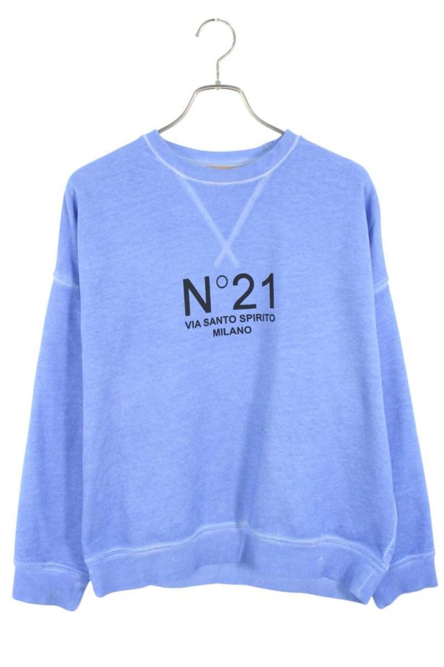 ヌメロヴェントゥーノ サイズ:40  22I-E031-6326 製品染加工クルーネックスウェット 中古 BS99