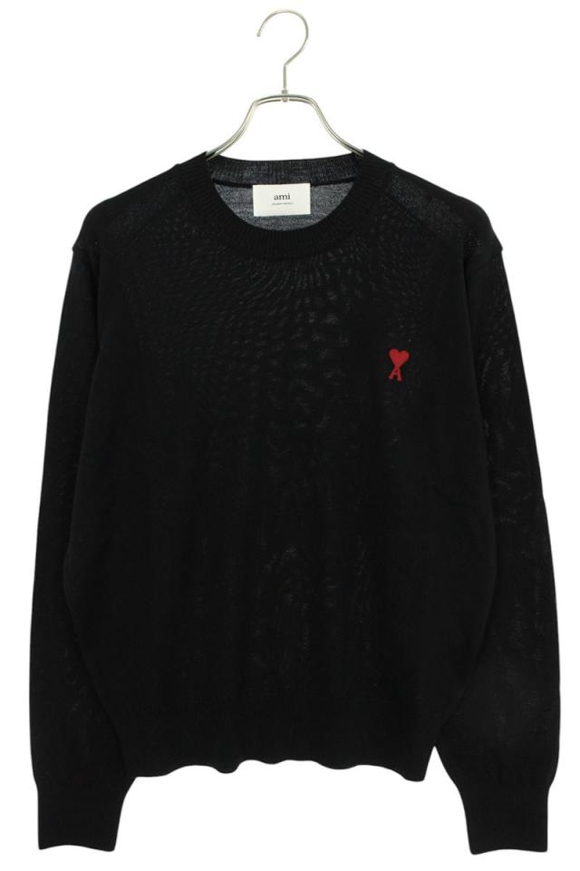アミアレクサンドルマテュッシ サイズ:XL  25SS  BFHKS111KN0025 001 ハートA刺繍クルーネックニット 新古品 SB01