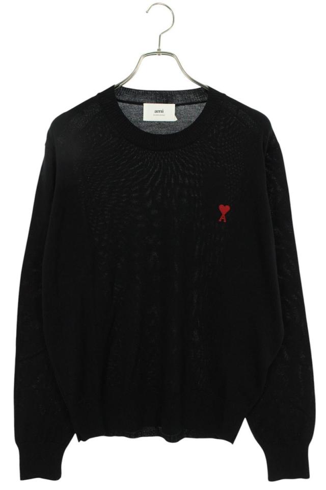 アミアレクサンドルマテュッシ サイズ:XL 25SS BFHKS111KN0025 001 ハートA刺繍クルーネックニット 新古品 OM10