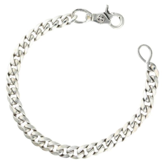 クロムハーツ サイズ:ロング  CLASSIC LONG-S 1クリップロングクラシック シルバーウォレットチェーン 中古 OK15