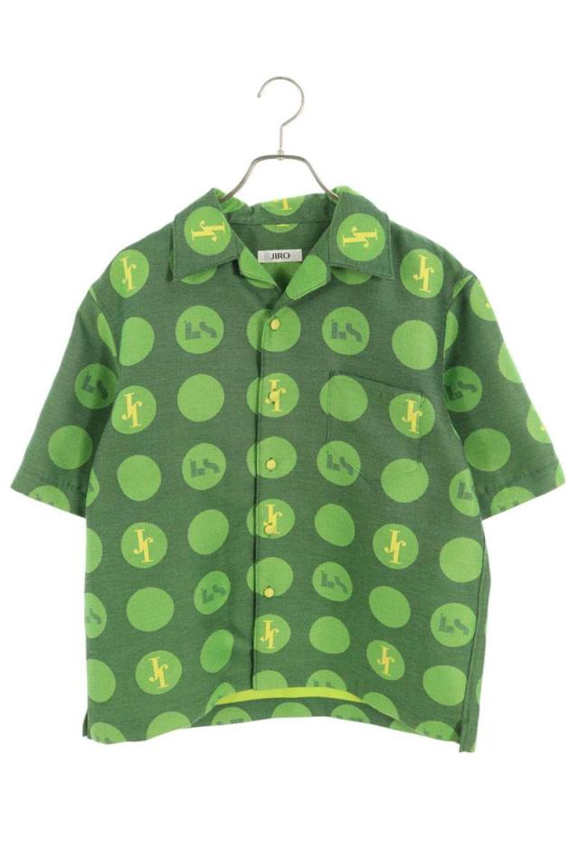 ジロー サイズ:M ロゴ刺繍ドット半袖シャツ 中古 BS99