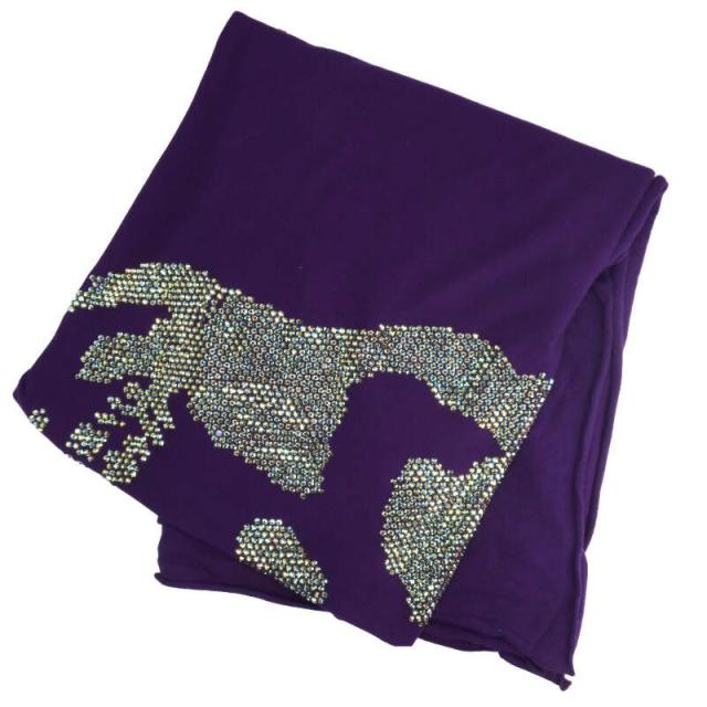 ルシアンペラフィネ  スカルデザインブランケット 中古 BS99