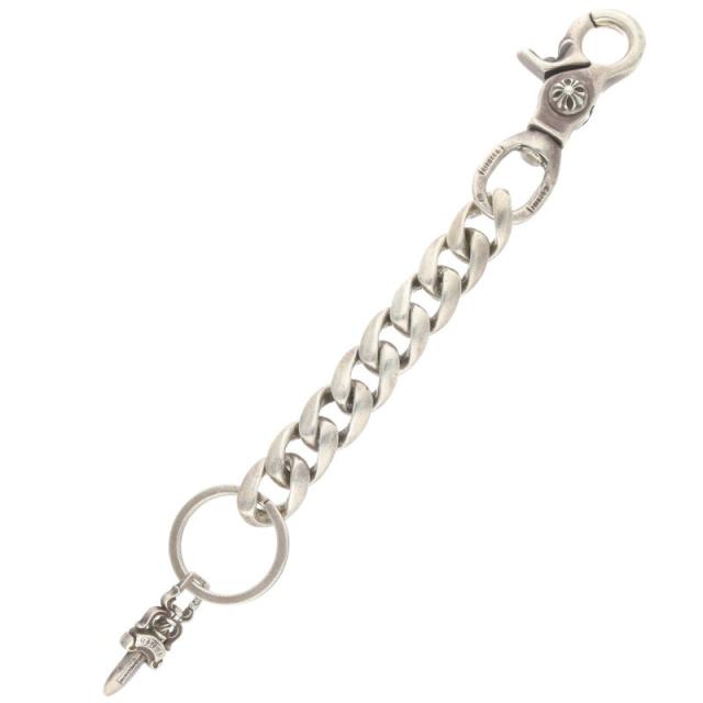 クロムハーツ サイズ:ロング  CLP CHN CLASSIC-L ロングクラシックリンク シルバーキーチェーン 中古 SJ02