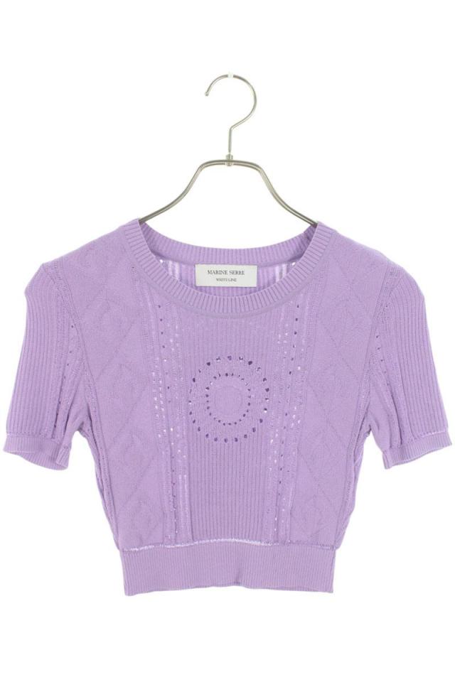 マリーンセル サイズ:XS クロップド半袖ニット 中古 BS99