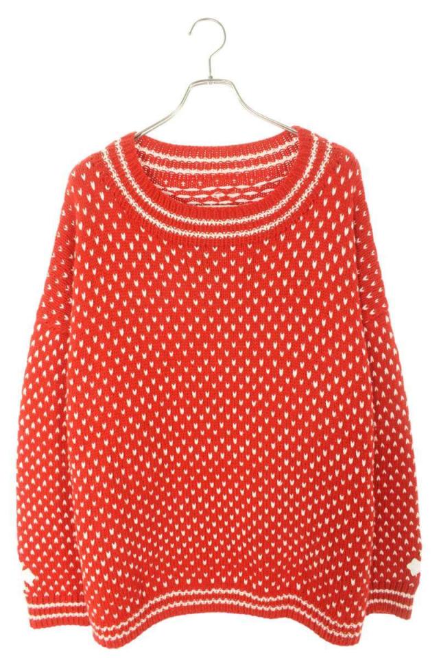 クロムハーツ サイズ:ONE SIZE クロスパッチカシミヤニット 中古 NO05