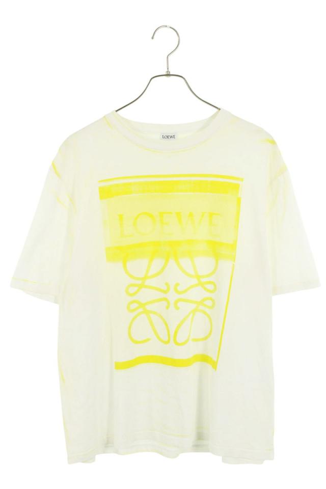 ロエベ サイズ:S  H526Y22X27 アナグラムフォトコピープリントTシャツ 中古 OM10